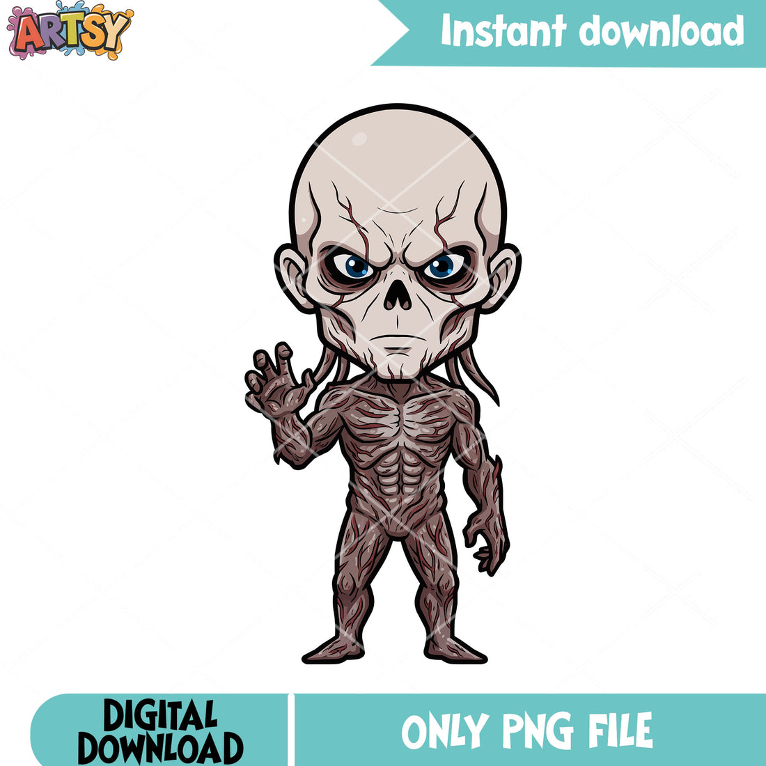 Chibi vecna monster png, netfilx series png, stranger things png – Artsysvg