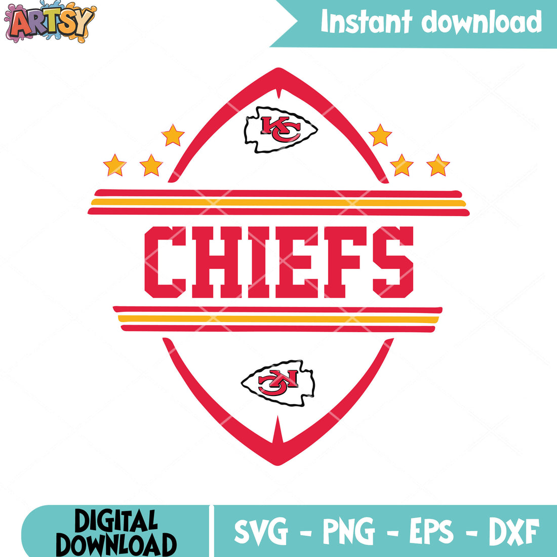 Chiefs arts kc poster svg, kansas city chiefs svg, nfl football svg ...