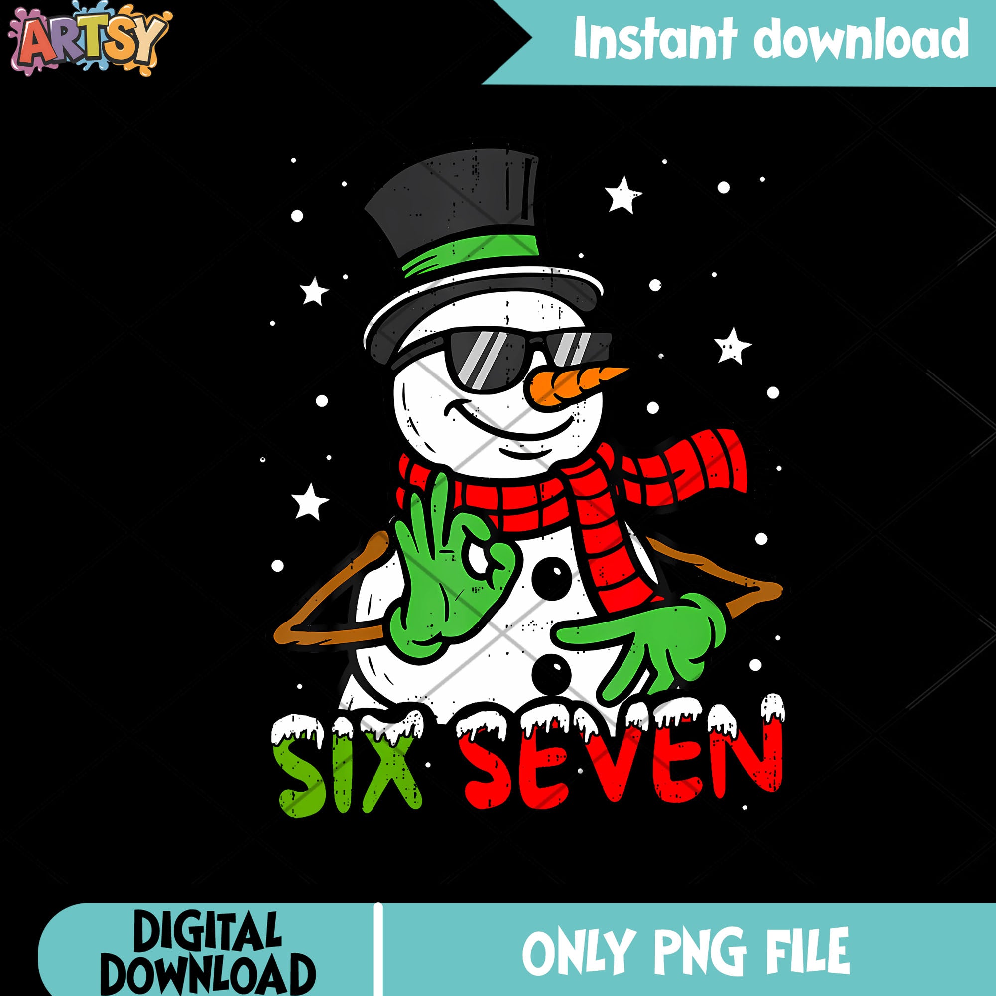 Christmas Gen Z Alpha Meme png, snowman png, merry christmas png – Artsysvg