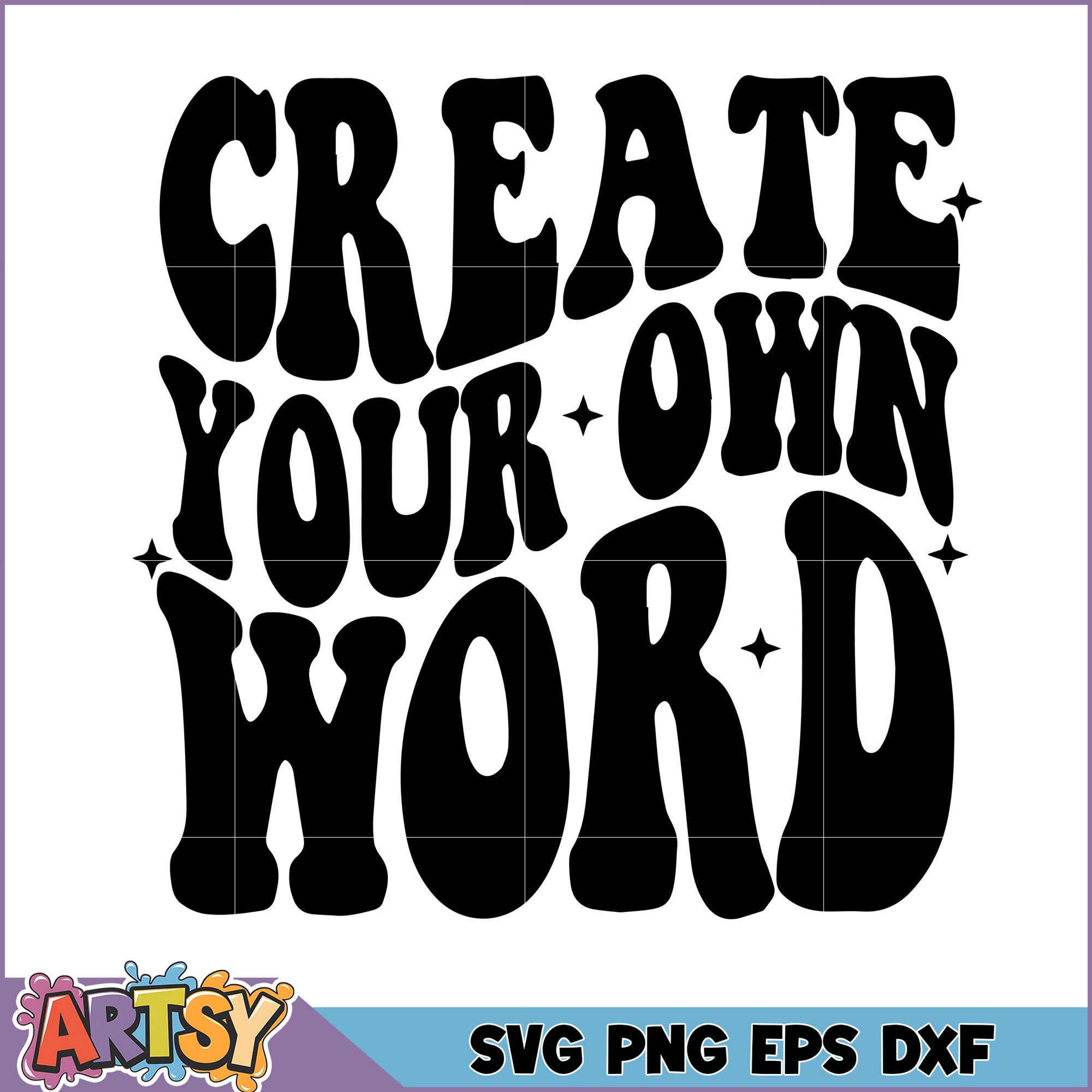 Create Your Own Word SVG Cut File – Artsysvg