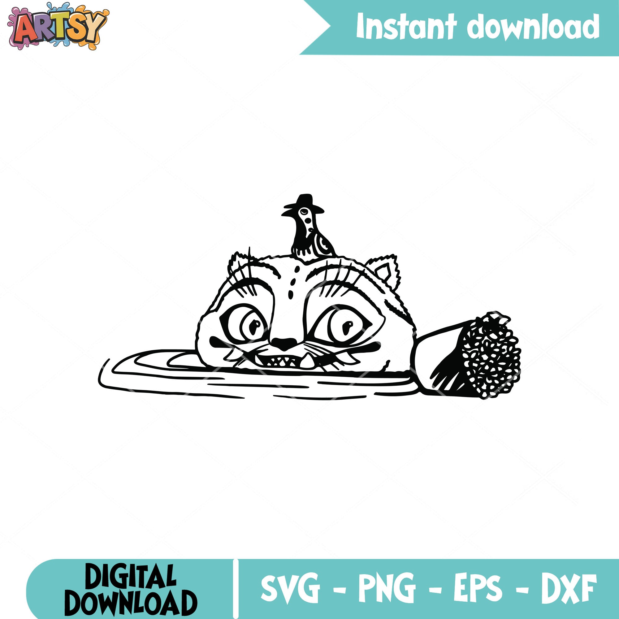 Derpy with sussy outline svg, derpy sussy svg, kpop demon hunters svg ...