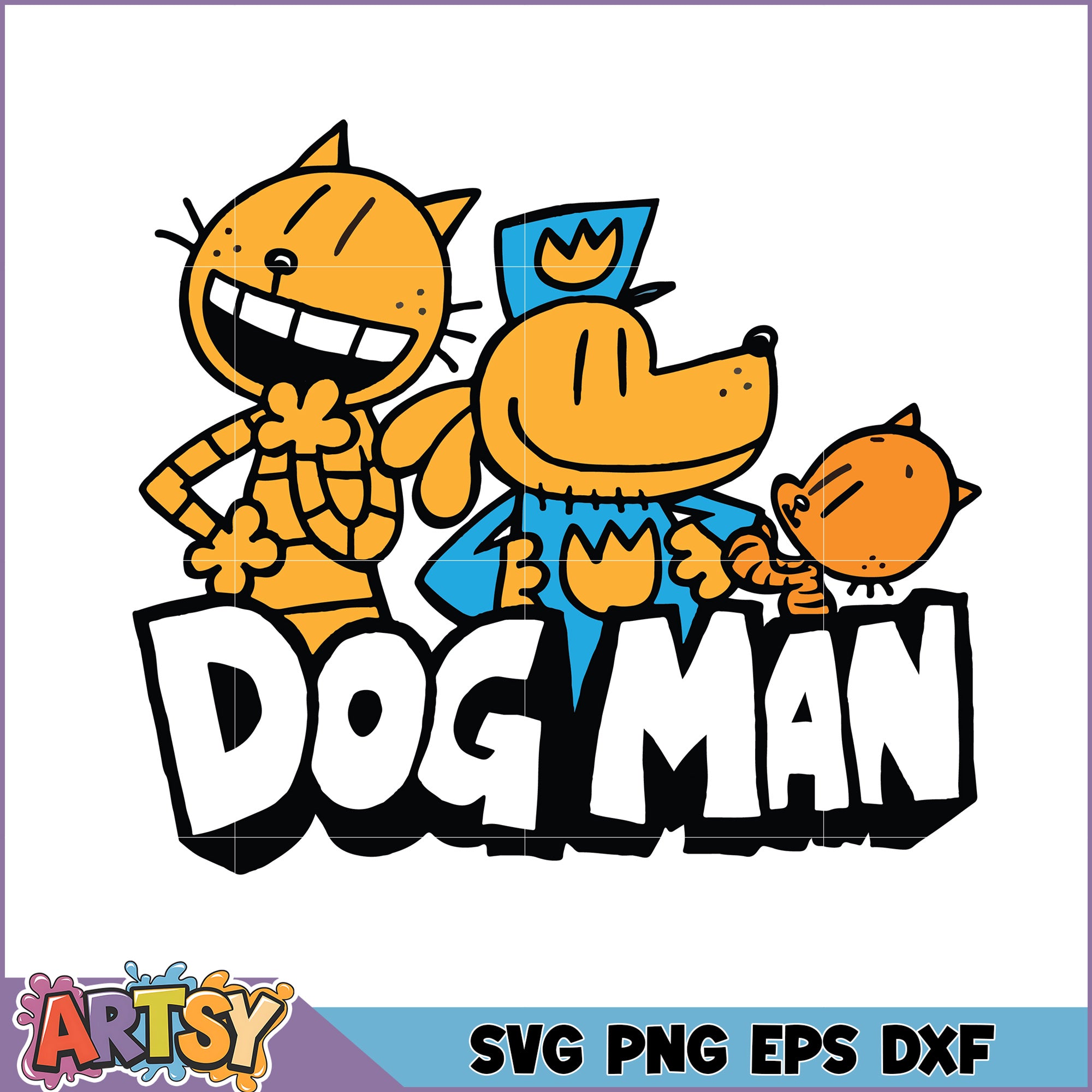 Dog Man SVG Files for Cutting Machines – Artsysvg