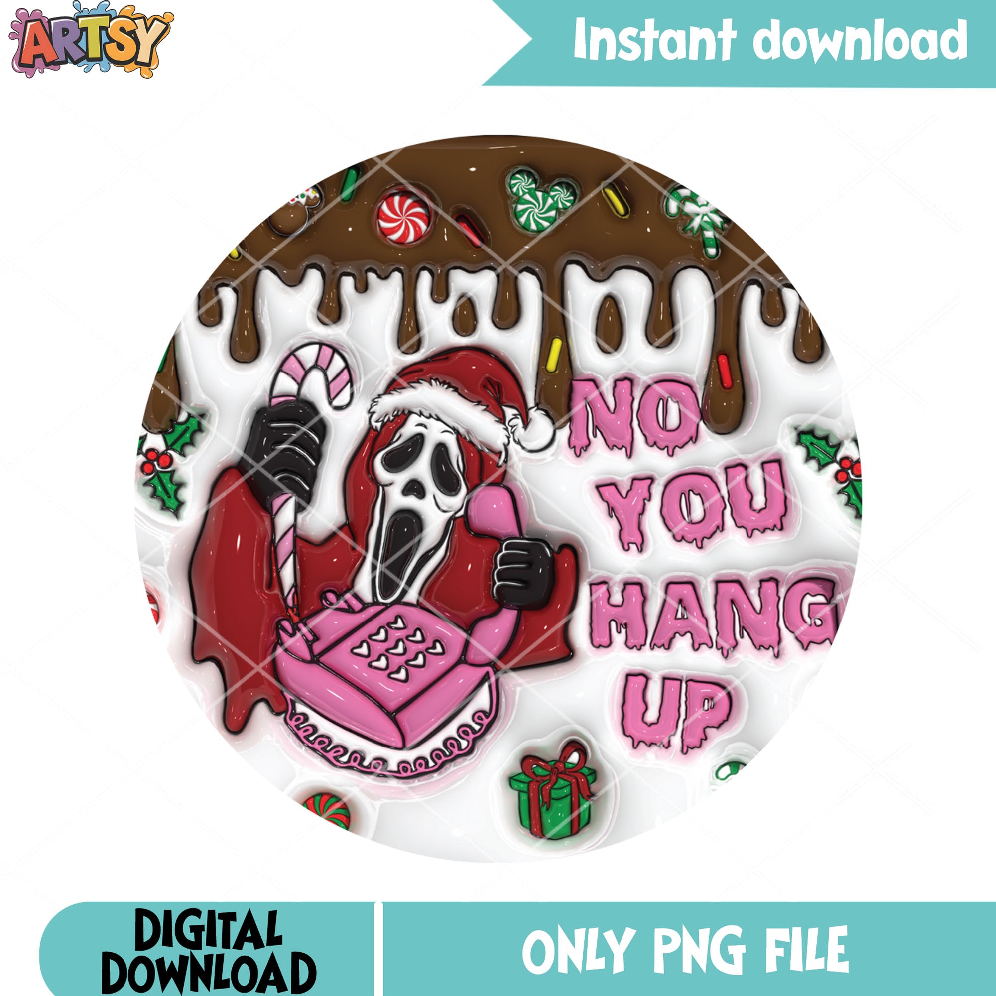 Ghostface scream no you hang up png, horror movie png, ghost mask png ...