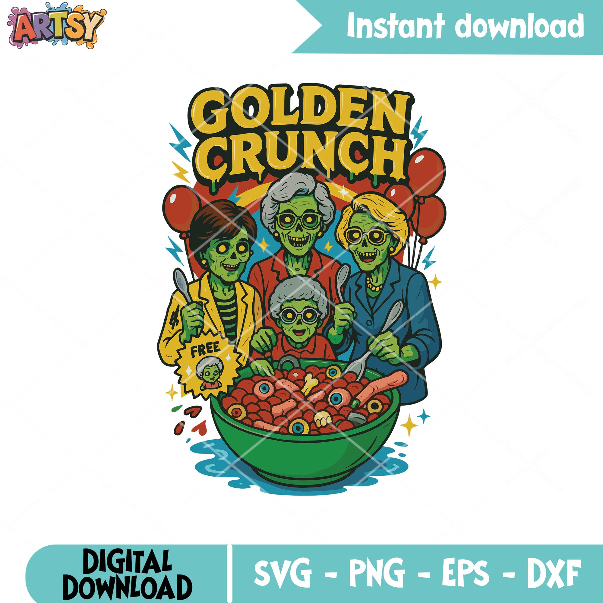 Golden crunch spooky svg, golden crunch svg, spooky season svg – Artsysvg
