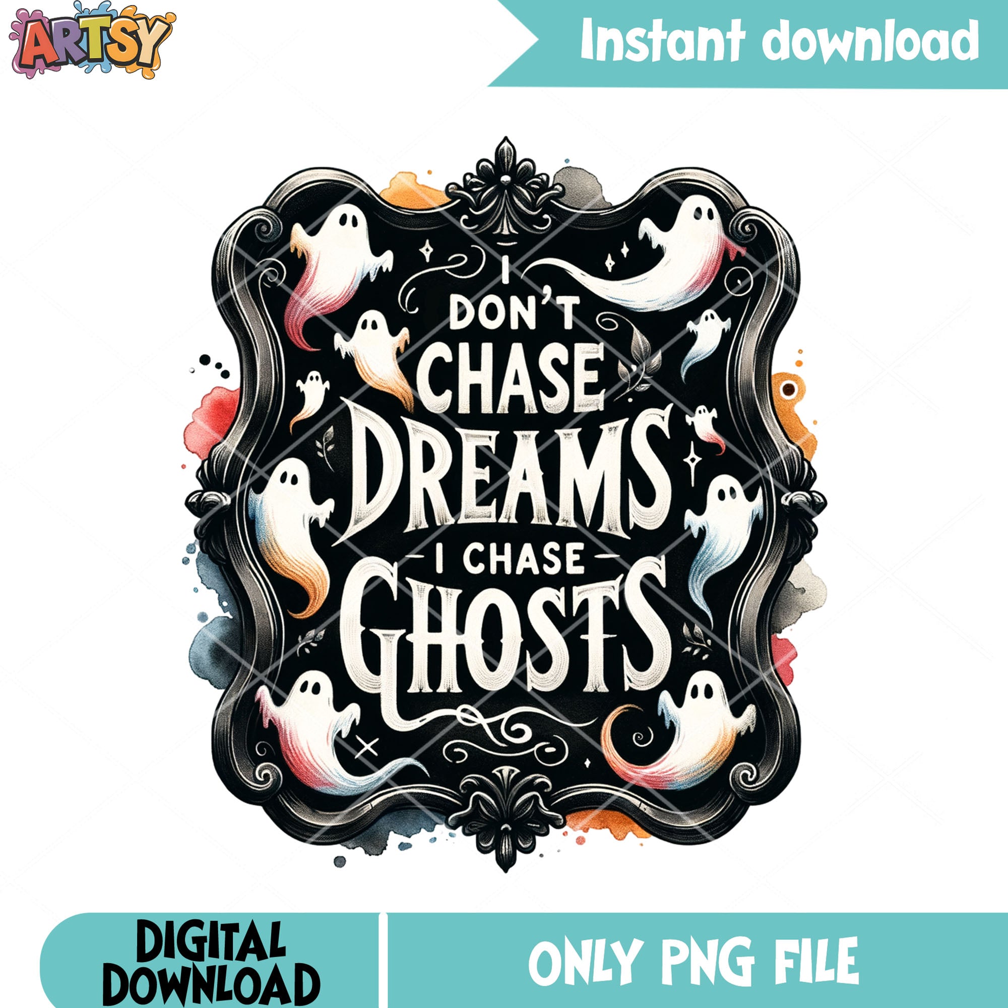 I chase ghost png, ghost mirror png, halloween scary png – Artsysvg
