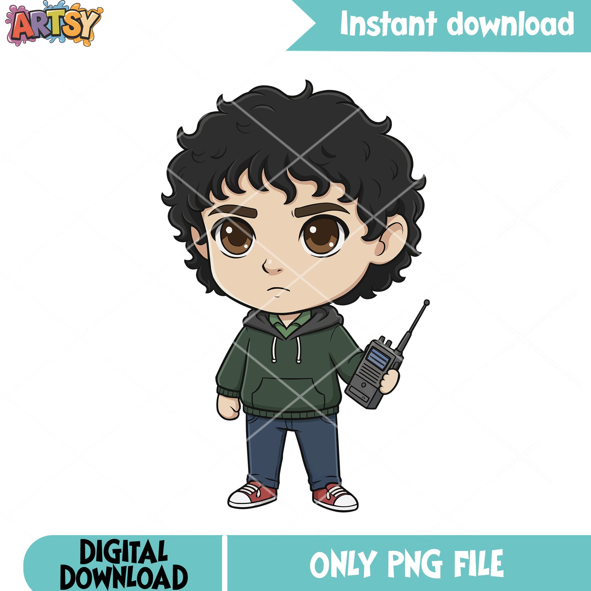 Im mike chibi things png, stranger things png, horror movies png – Artsysvg