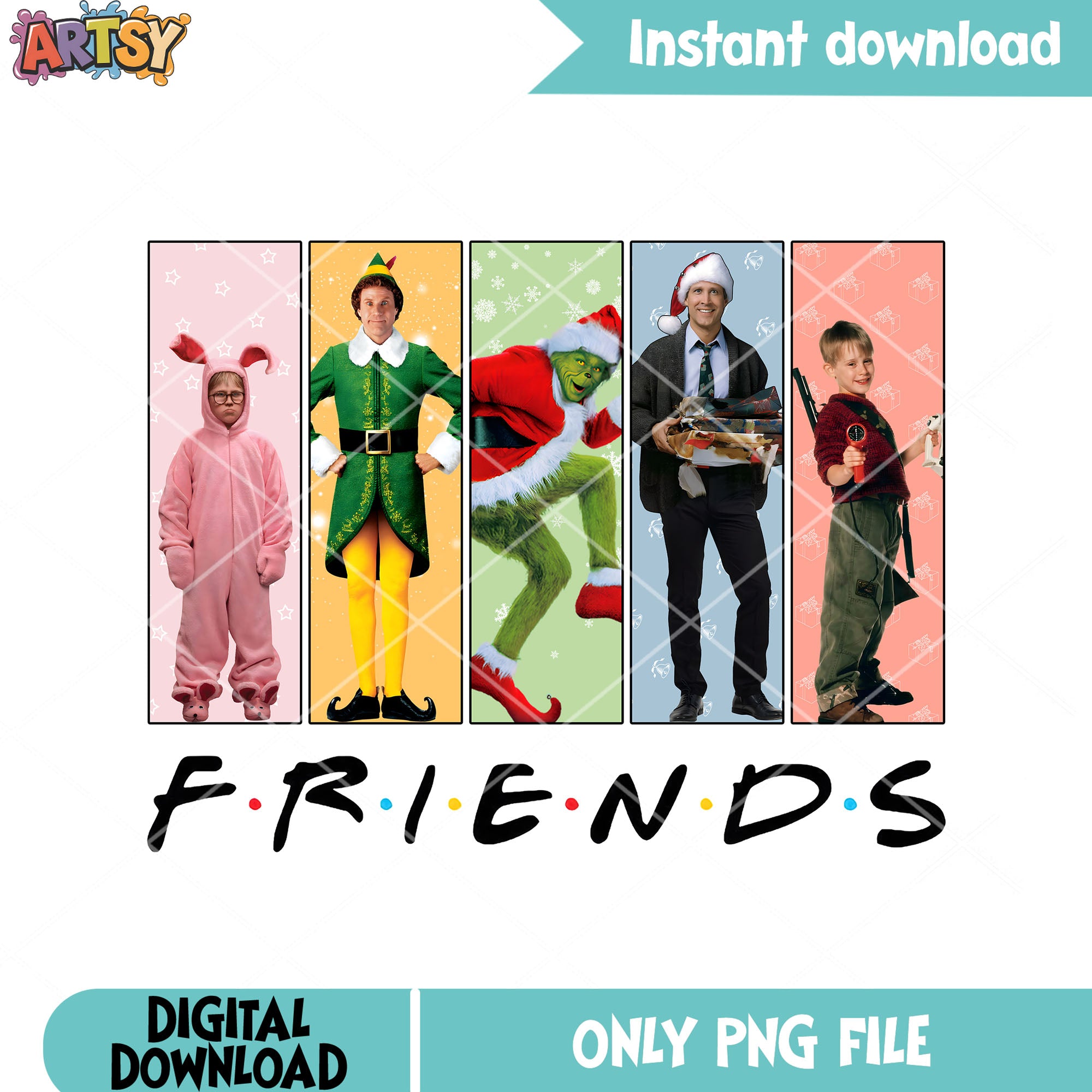 Kevin buddy the elf and grinch png, home alone png, clark griswold png ...