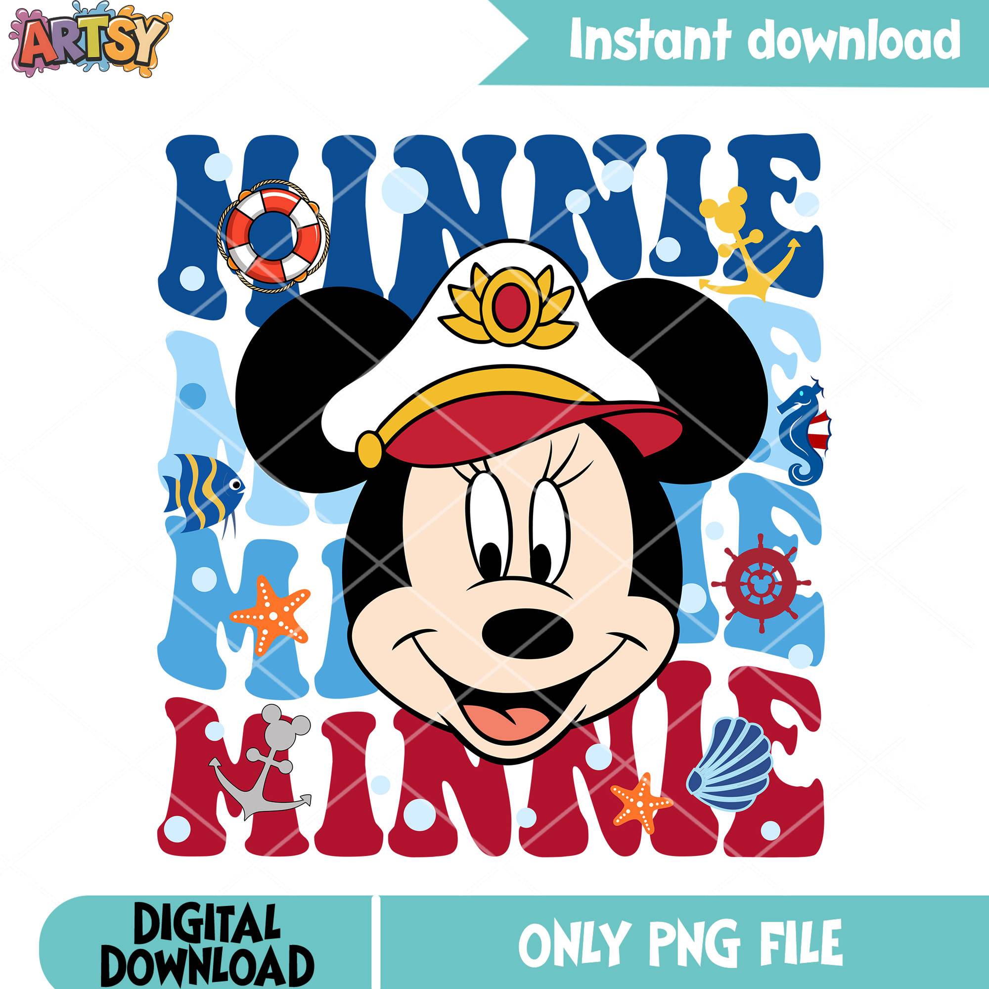 Minnie minnie captain png, minnie mouse png, cruise travel png – Artsysvg