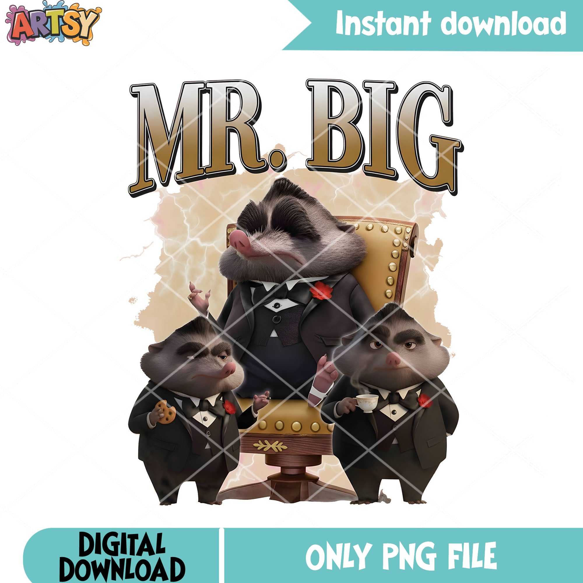 Mr big mafia boss png, disneyland matching png, mr big zootopia png ...