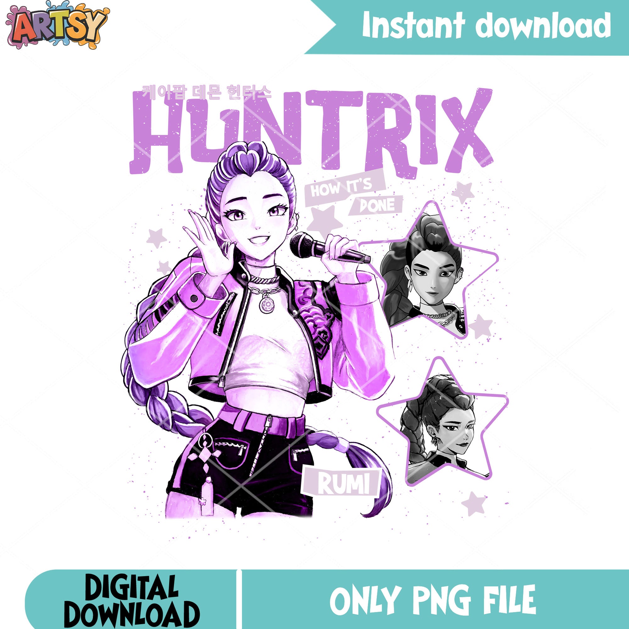 Outstanding vocal rumi huntrix png, huntrix movie png, huntrix rumi pn ...