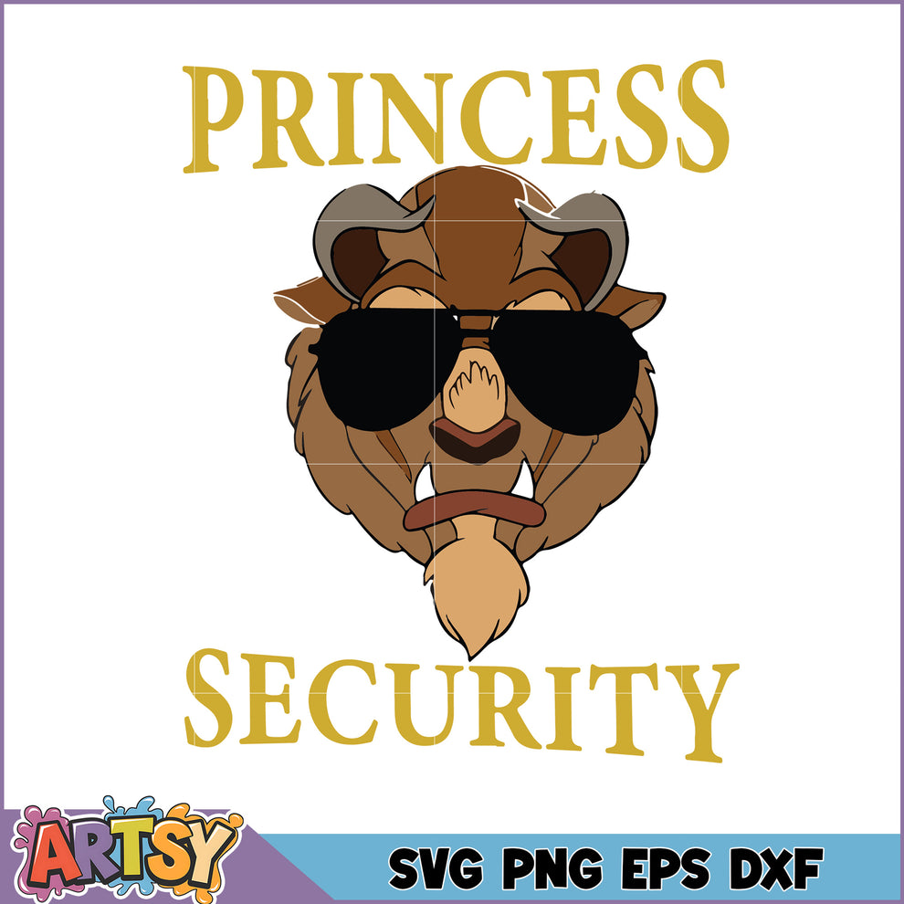 Princess Security Beast SVG – Artsysvg