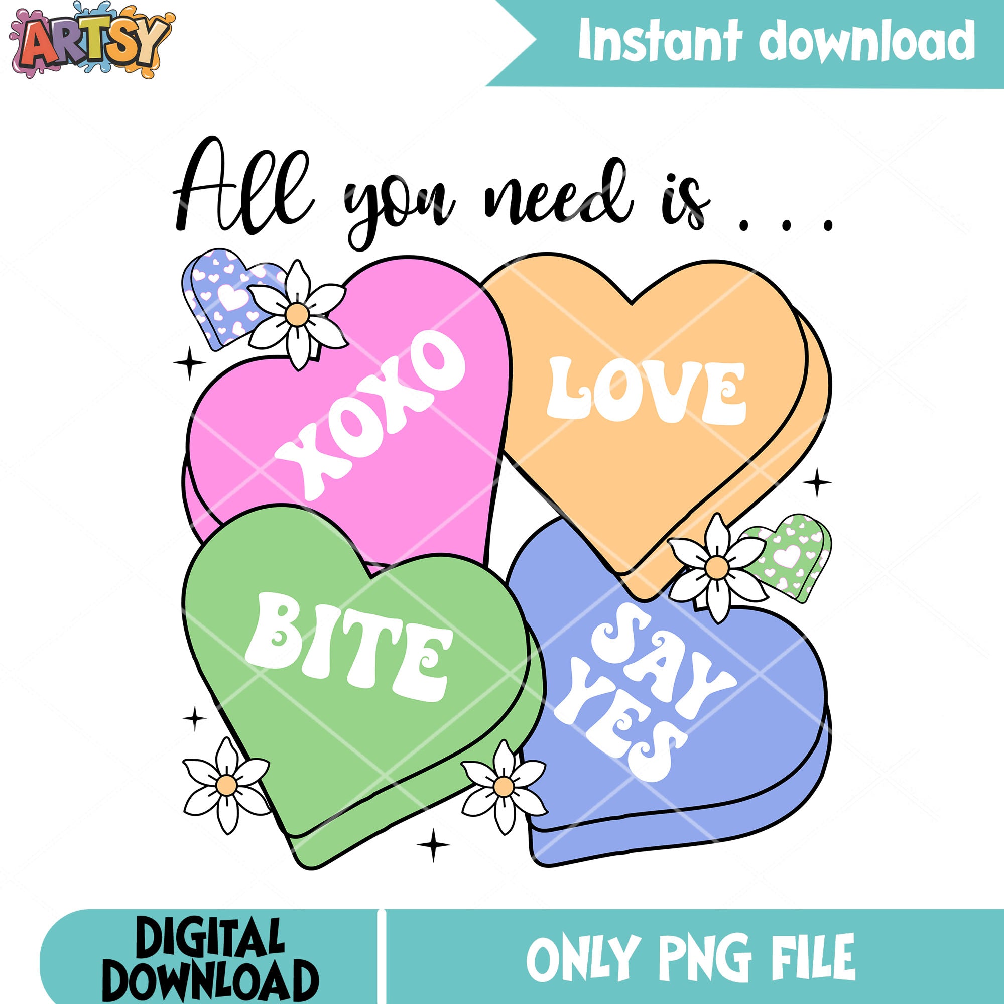 Say yes hug kiss love valentine png, love vibes png, valentine vibes p ...