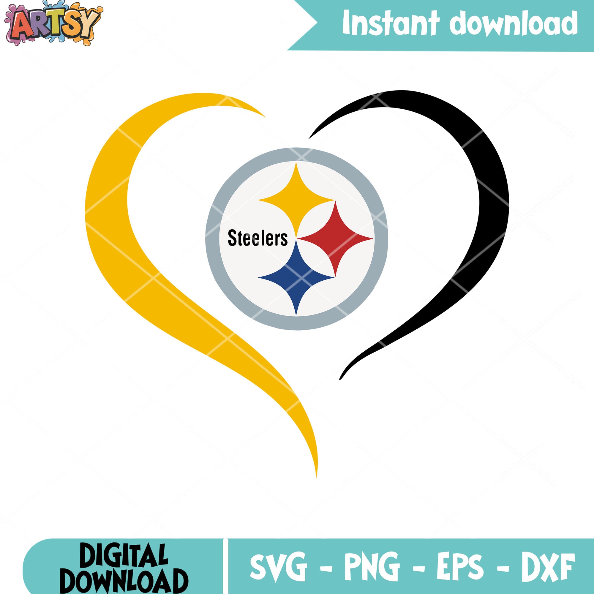 Steelers in my heart svg, nfl football team svg, pittsburgh svg – Artsysvg
