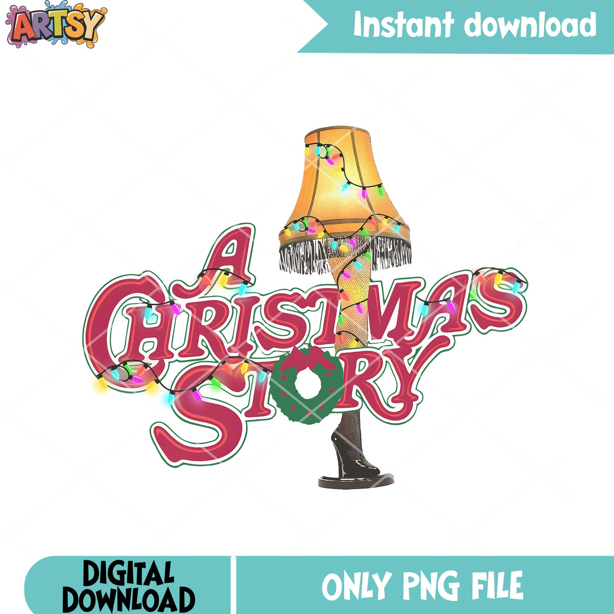 The Christmas movie poster png, leg lamp png, a christmas story png ...