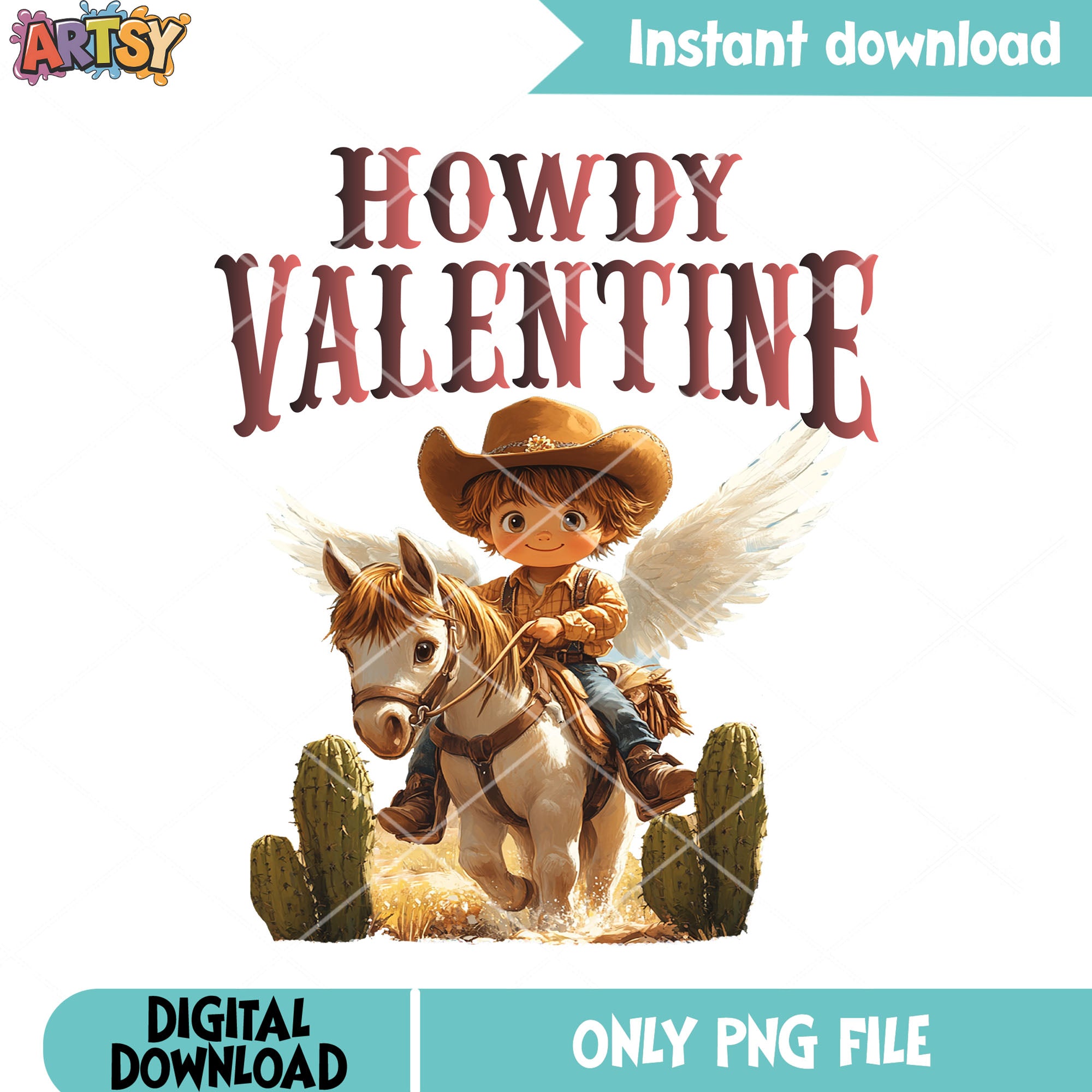 Vintage cowboy valentines png, valentines day png, happy valentines pn ...