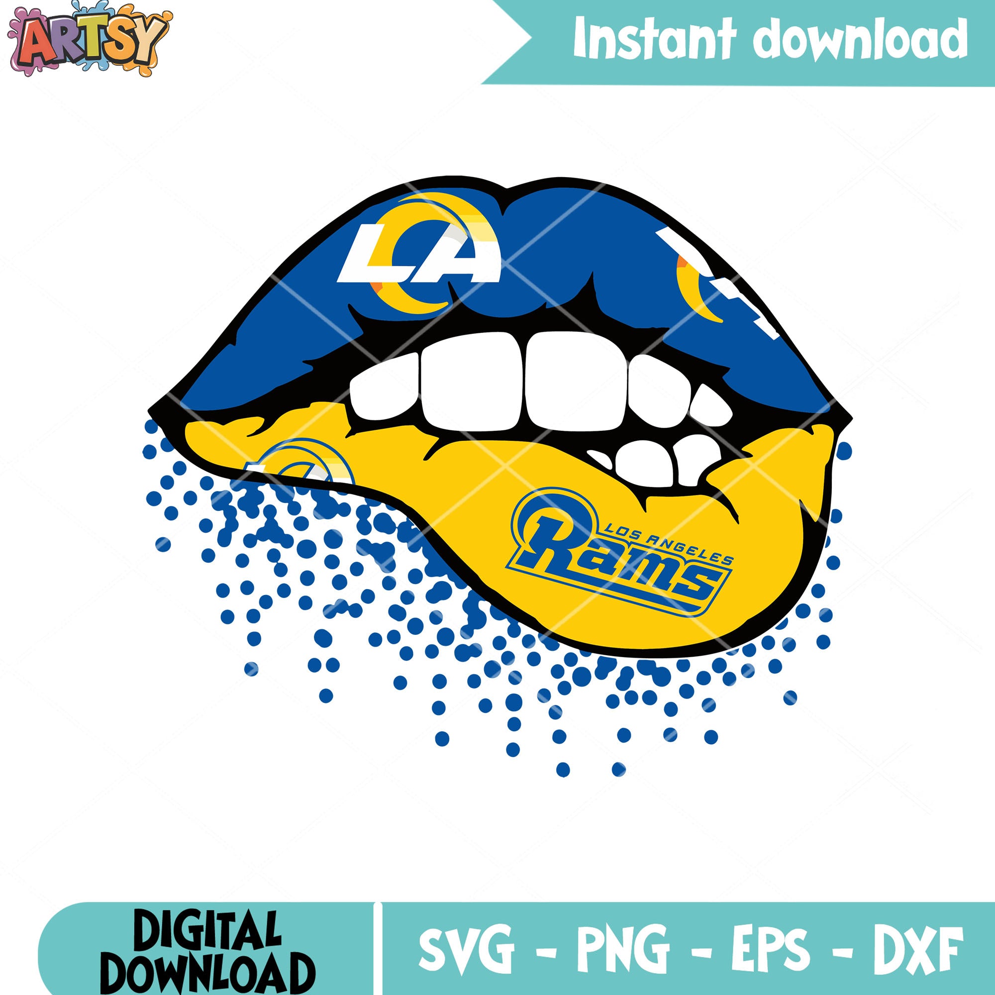 West afc football team svg, Los angeles rams svg, la rams svg – Artsysvg