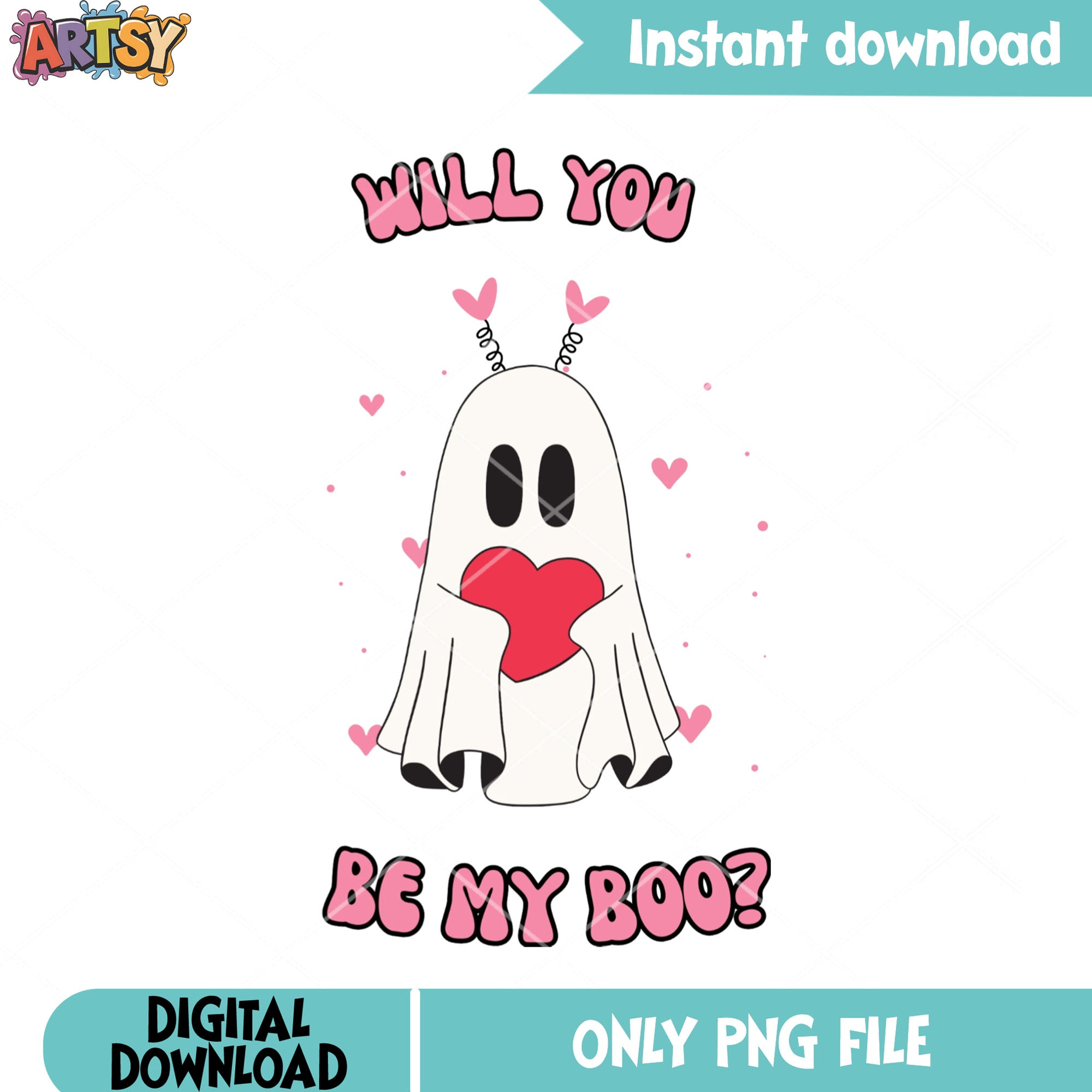 Will you be my boo png, valentine day png, valentines vibes png – Artsysvg
