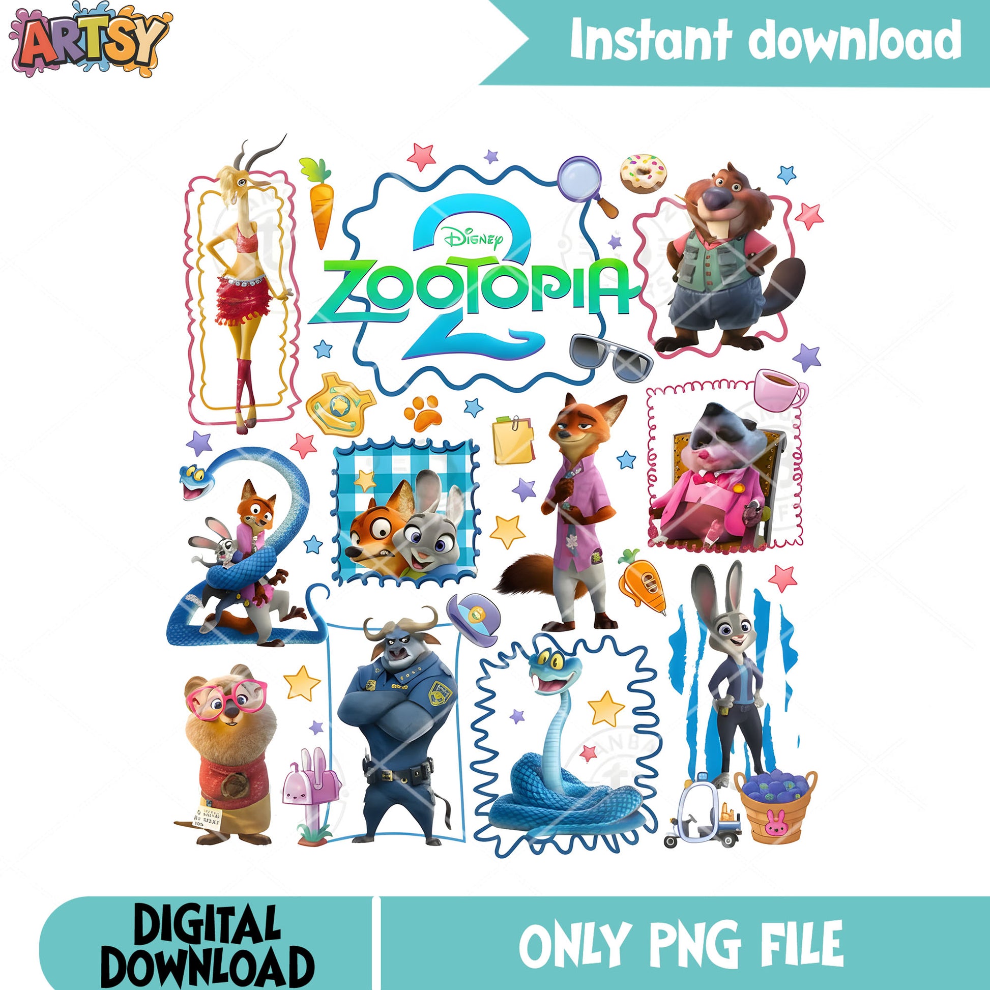 Zootopia quality casts png, zootropolis png, zootopia design png – Artsysvg