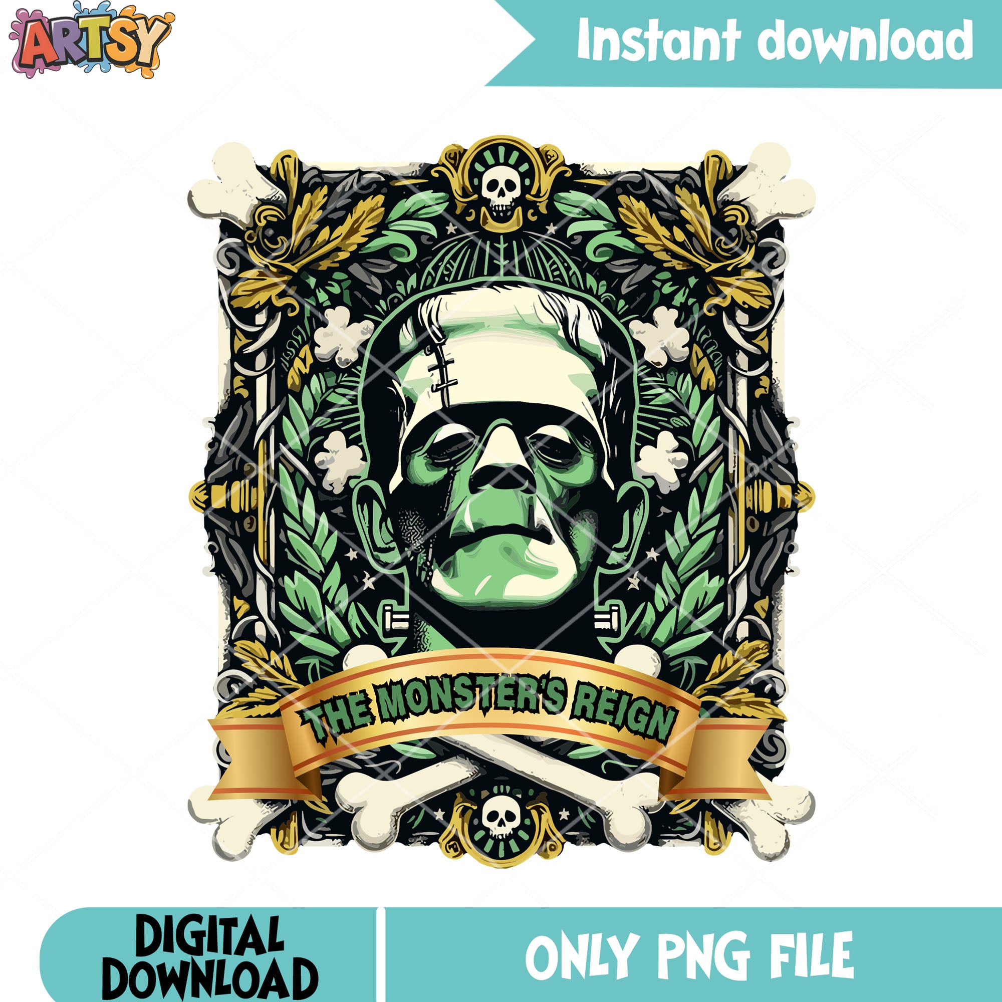 the monster reign png, frankeinsten png, halloween scary png – Artsysvg